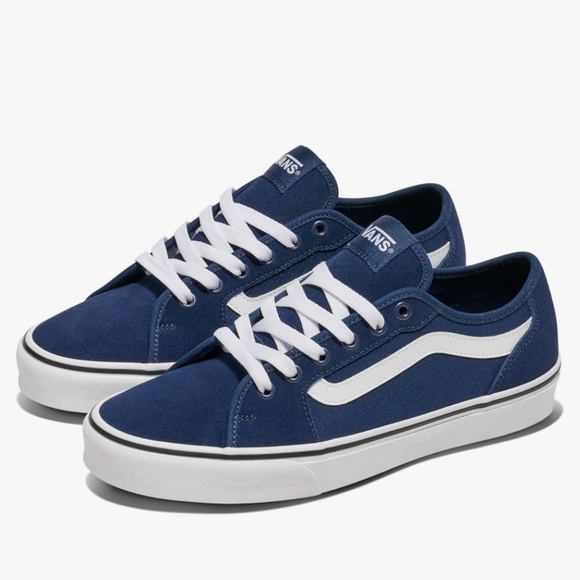 Vans | Shoes | Vans Blue White Lace Up Athletic Sport Sneaker Shoes 2 ...